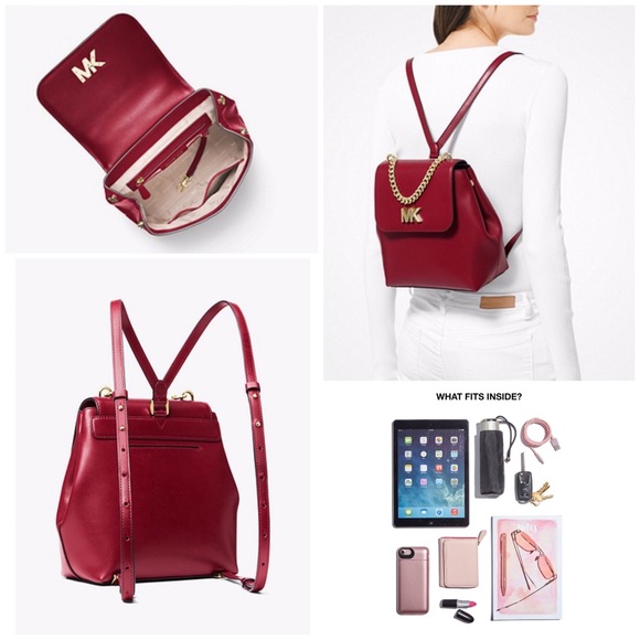 MICHAEL Michael Kors | Bags | Mk Small Leather Backpack | Poshmark